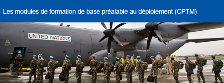 Traduction des modules de formation préalable au déploiement (CPTM) - OBG