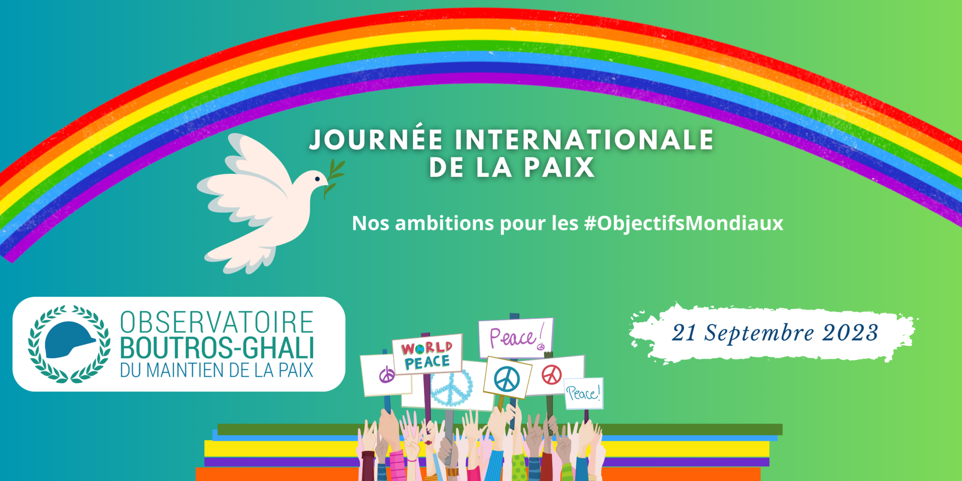 Journée Internationale de la paix du 21 septembre 2023 - OBG